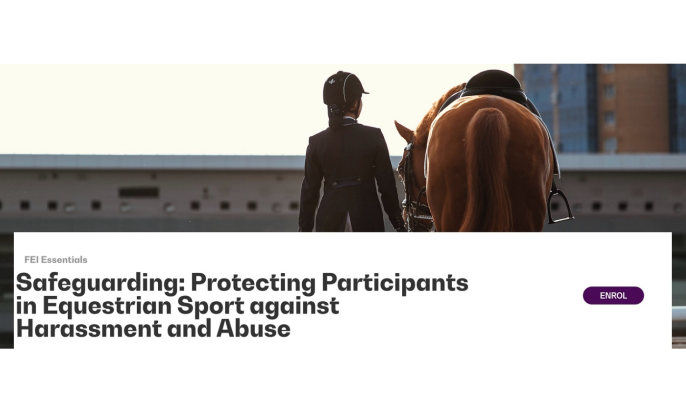 USEA | FEI Launches New Safeguarding Training with #WeRideTogether