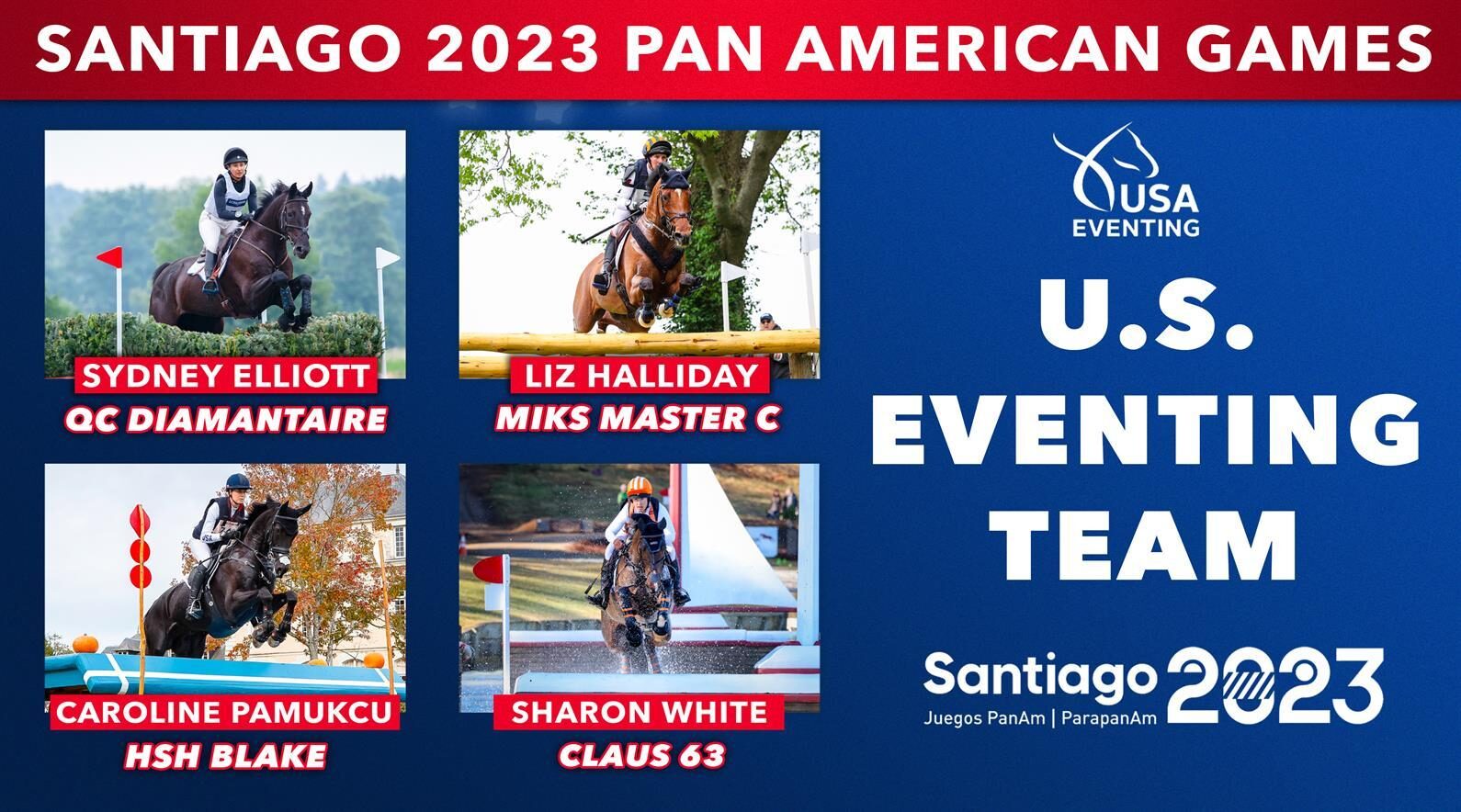 USEA | USEF Names U.S. Eventing Team for Santiago 2023 Pan American…